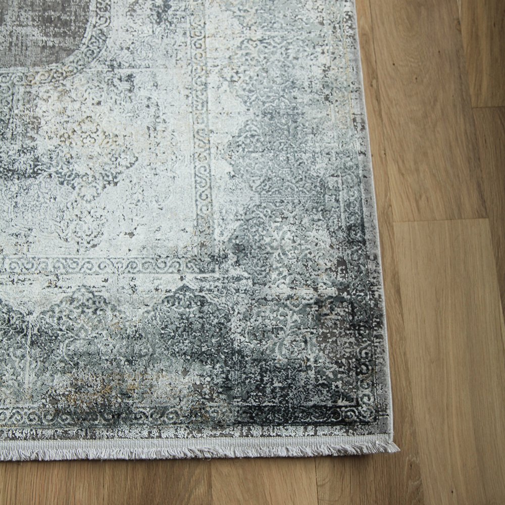 Toros Rug - Overdyed Frost Grey - Lees of Grimsby